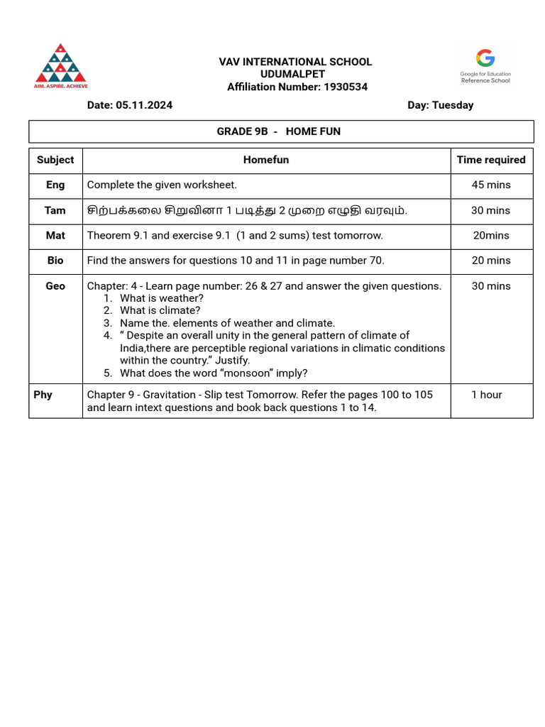 Grade 09B - HF | PDF