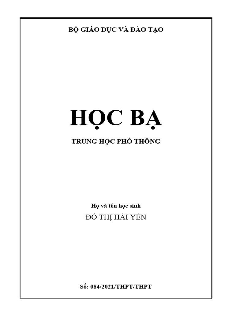 45 HS THPT HocBaHocSinh DoThiHaiYen | PDF