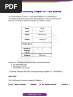 Trial Balance Problems and Solutions | PDF | Debits And Credits | Debt