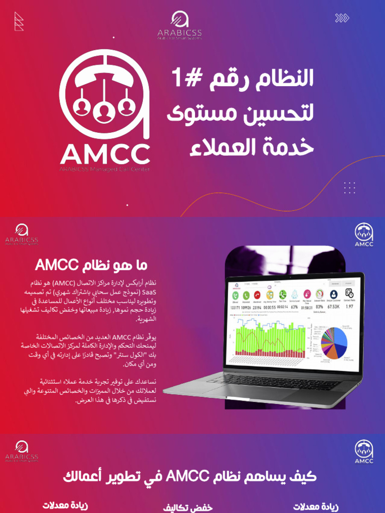 AMCC Presentation Arabic | PDF