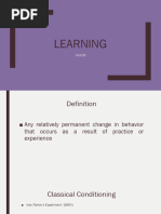 Mowrer's Two Factor Theory (Read) | PDF | Fear | Phobia