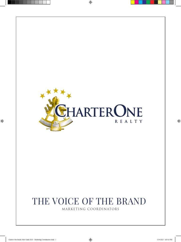 Charter One Realty Brand Style Guide | PDF | Brand | Logos