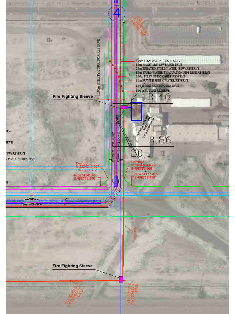 Kia Pk3 Combined Corridor TSW Lines and Ex Septic Tanks For Dgca Fw-p3 ...