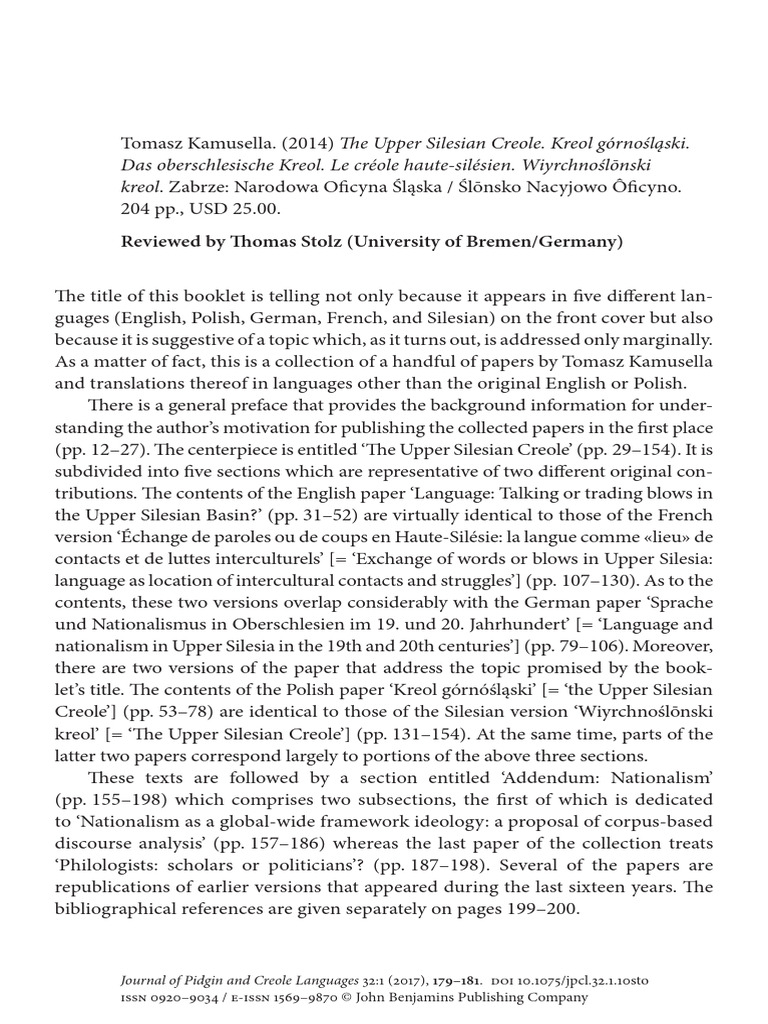 jpcl.32.1.10sto | PDF | Linguistics | Human Communication
