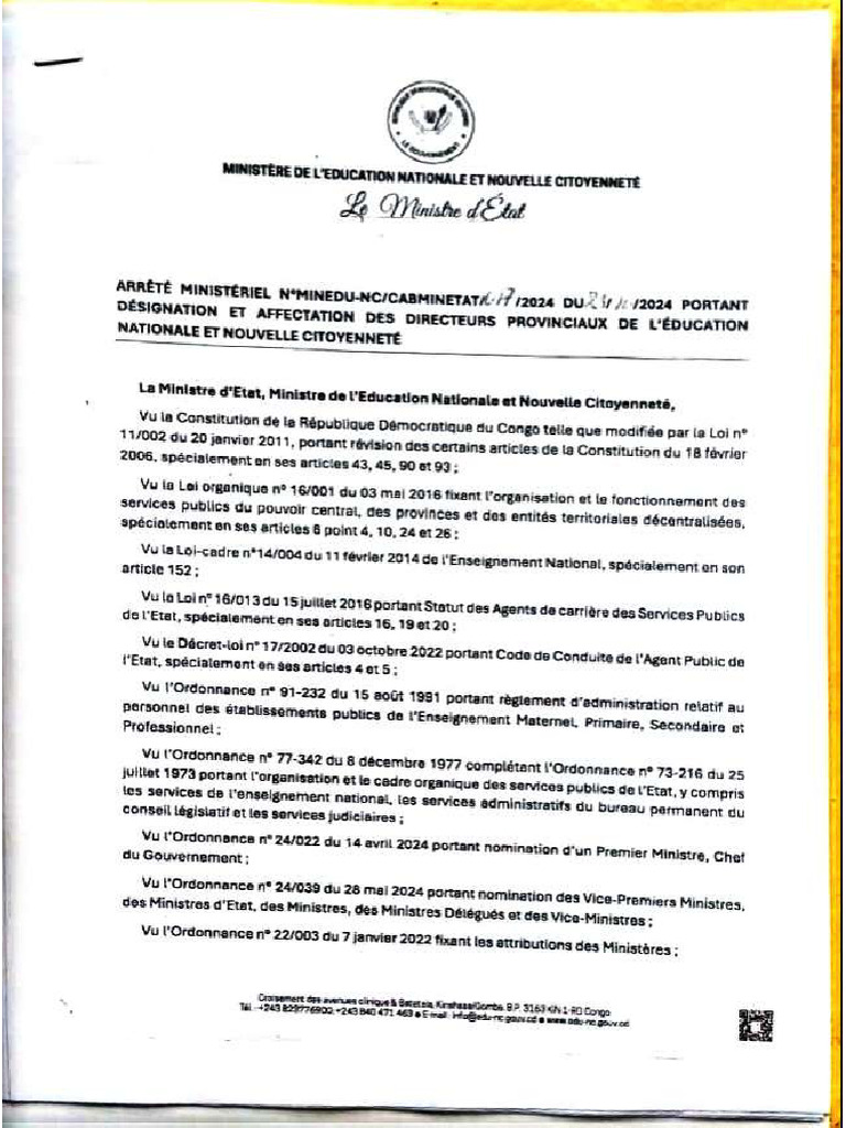 Arrêté Proved | PDF