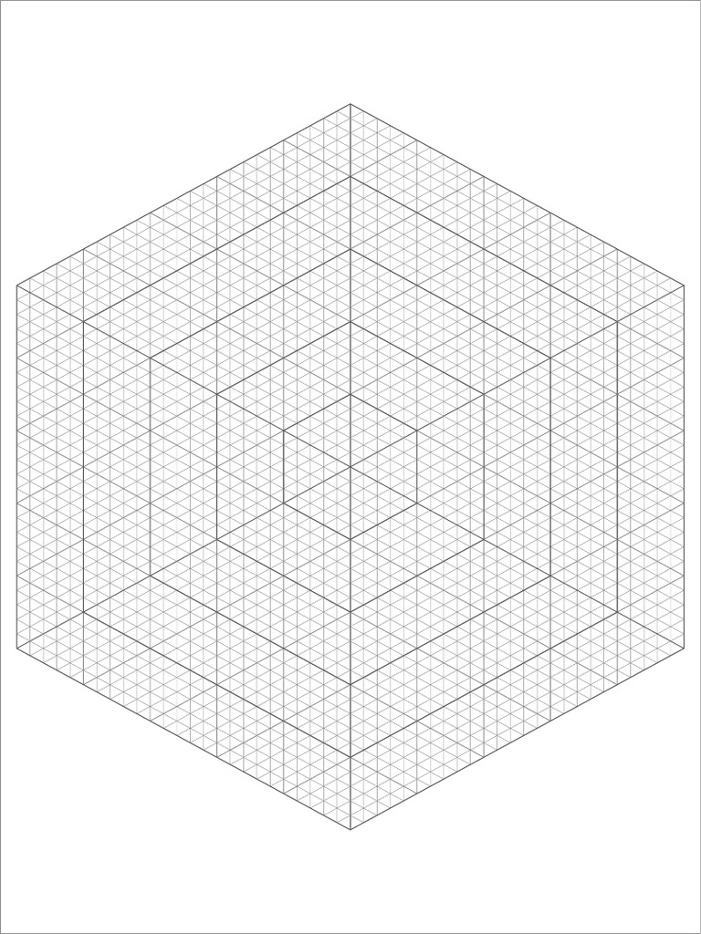 Isometric Grid A4 | PDF