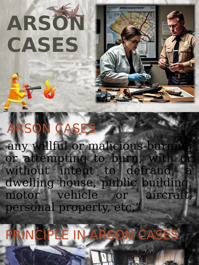 ARSON CASES 5. Report FINAL | PDF | Fires | Arson
