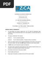 ZICA CA Exam Timetable 2024 | PDF | Hippocampus Anatomy | Accounting