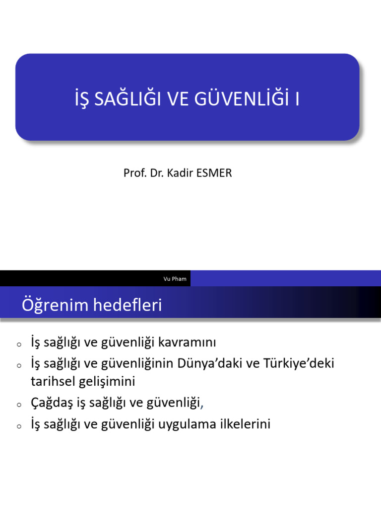 İSG I Ders Notları-K.E. | PDF