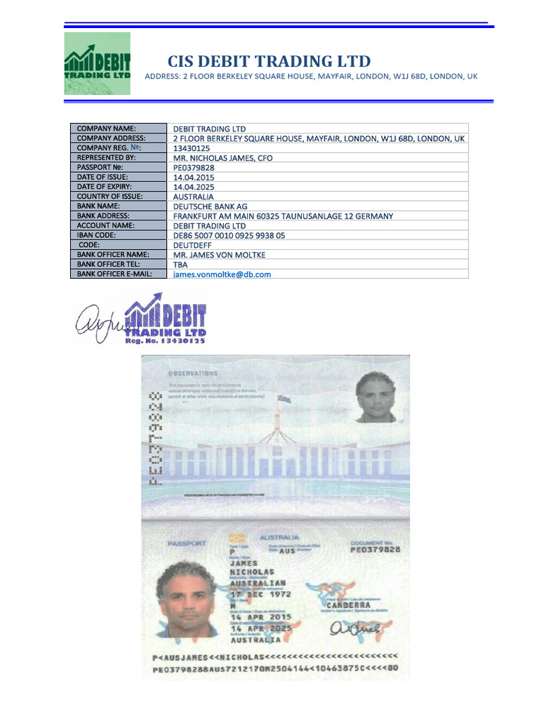 CIS DEBIT TRADING-2023 | PDF