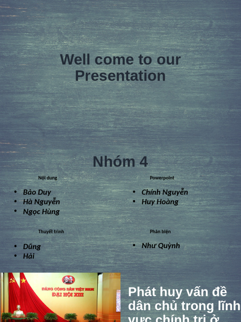 Thuyết Trình Nhóm 4 Cnxh | PDF