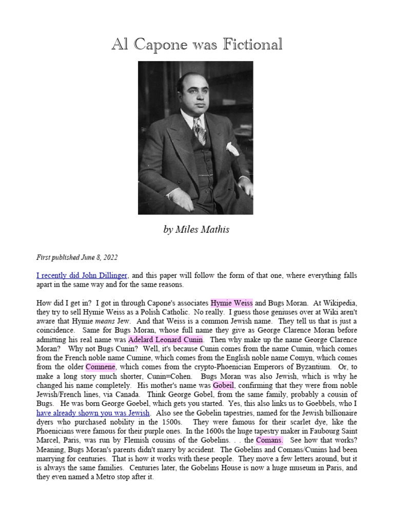 Capone | PDF | Al Capone | Plea