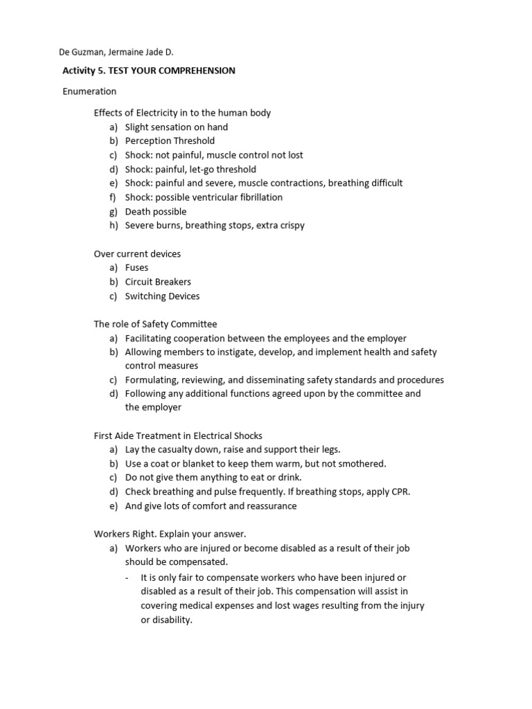 Understanding Let-Go Threshold in Shocks | PDF | Workers' Compensation ...