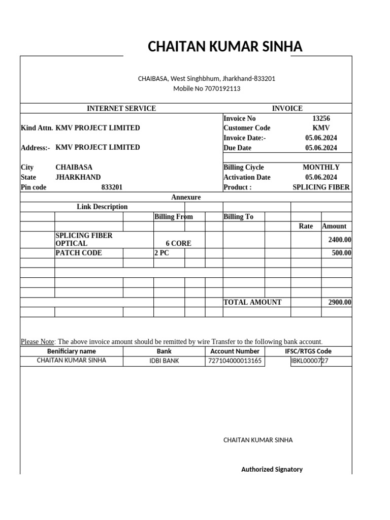 Chaitan Kumar Sinha: CHAIBASA, West Singhbhum, Jharkhand-833201 Mobile ...