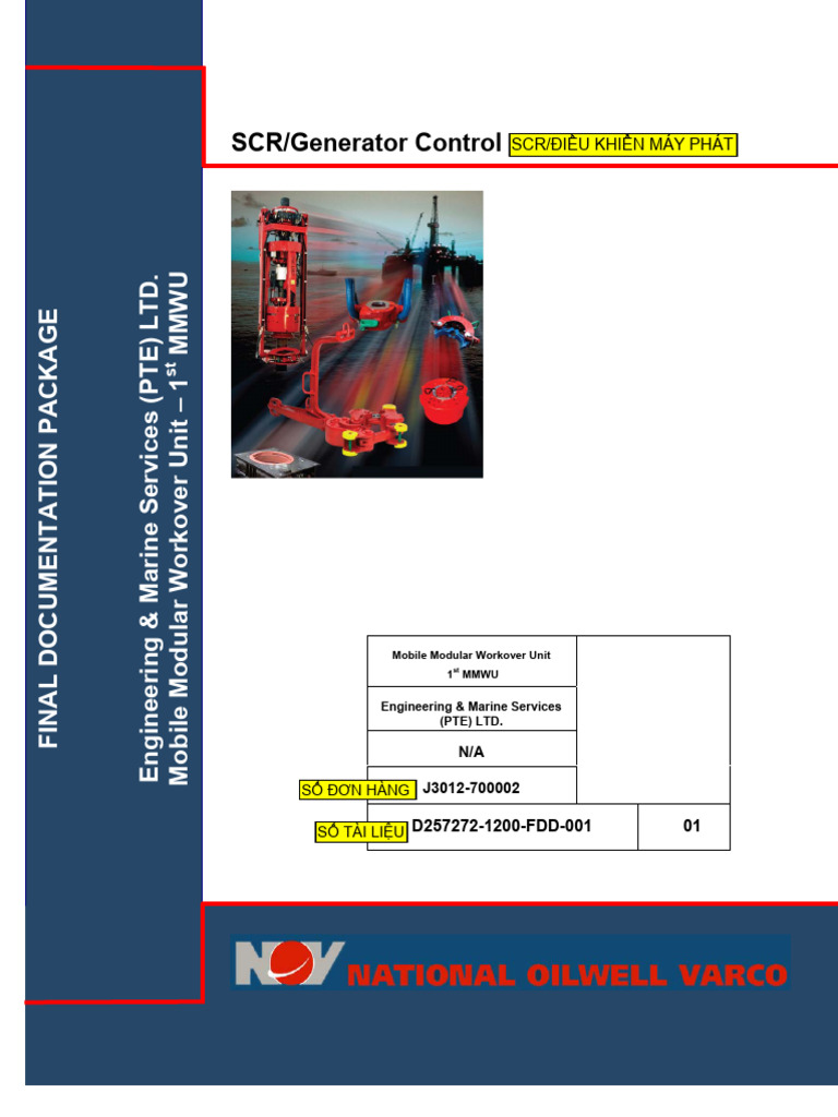 AC - DC MODUL SCR - Generator Control D257272-1200-FDD-001 - Rev - 01 | PDF