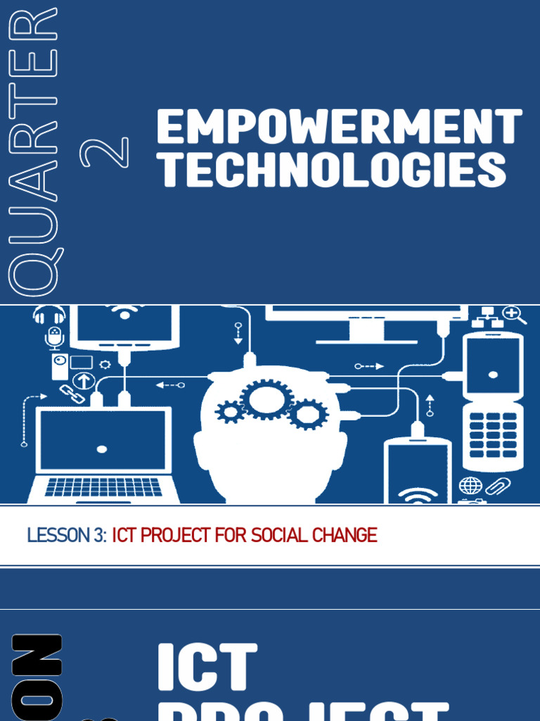 Quarter 2 Lesson 03 ICT Project For Social Change SY2024 2025 | PDF ...