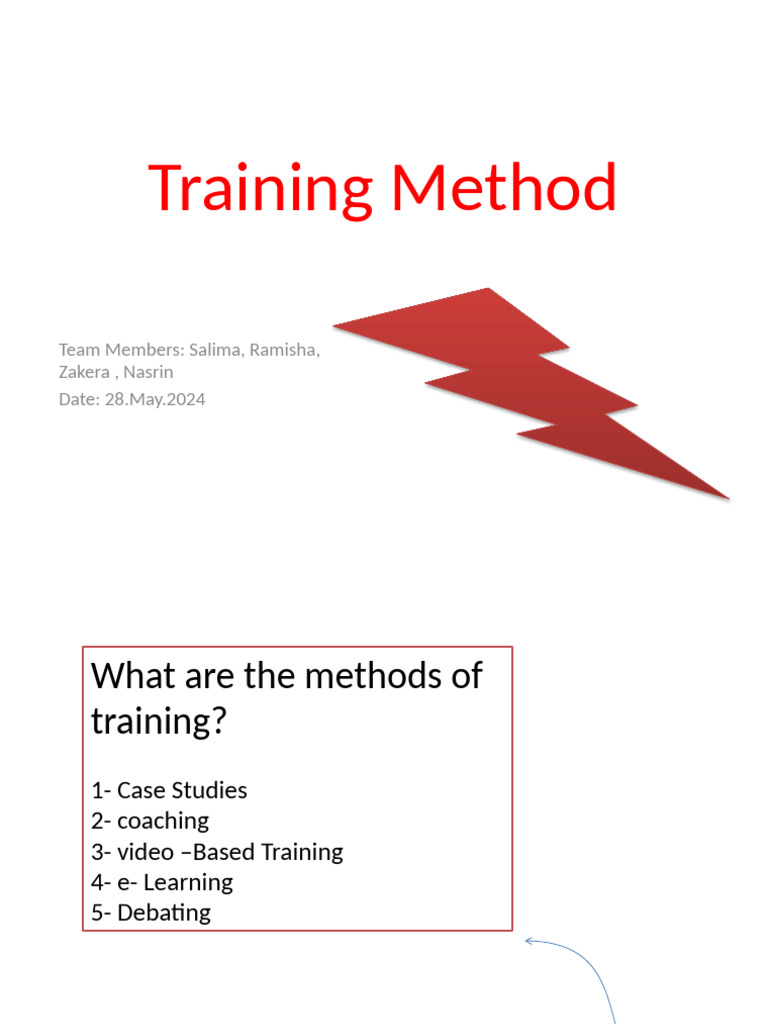 Training Method | PDF