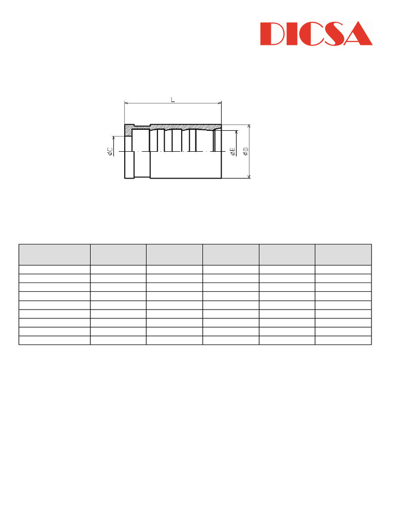 DICSA - Casquillos para Prensar | PDF
