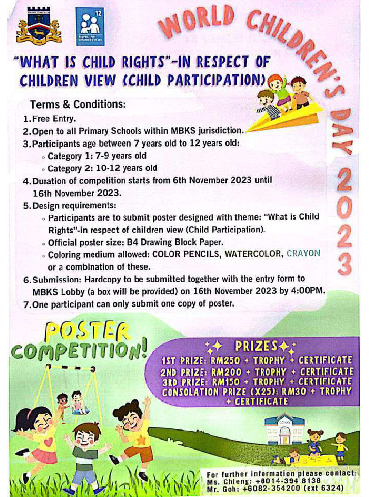 What Is Child Rights Poster Competition | PDF