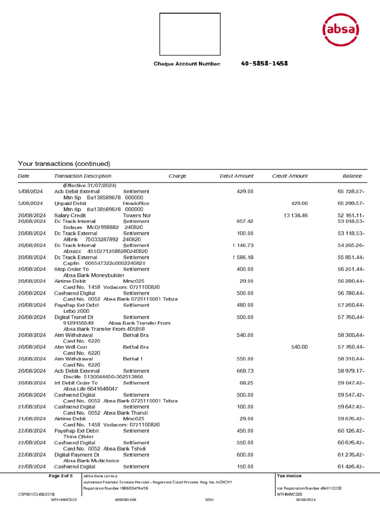 Statement | PDF | Debit Card | Banks