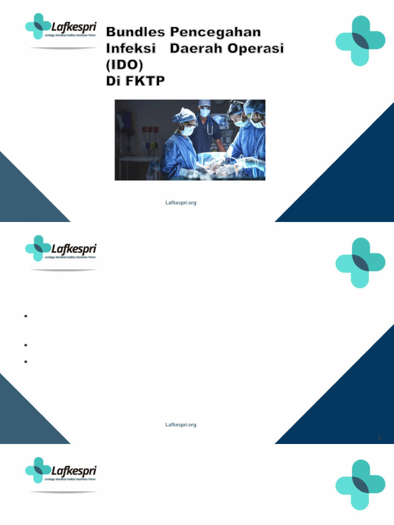 4-3 Pencegahan Bundle IDO, Abses Gigi Dan Kipi | PDF