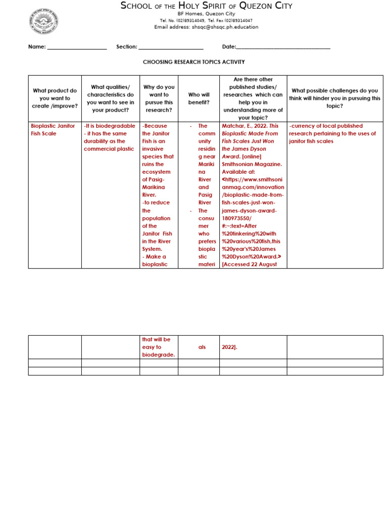 Bioplastic Research from Janitor Fish | PDF | Materials | Amorphous Solid