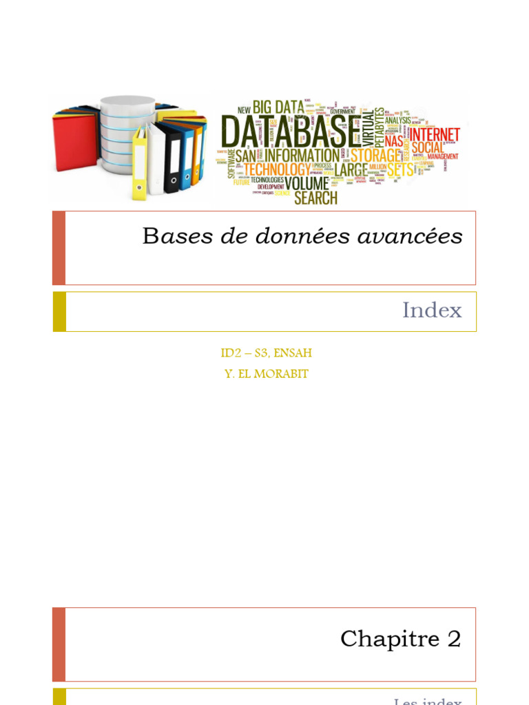 Comprendre les Index en BDD | PDF | Index de base de données | Données ...