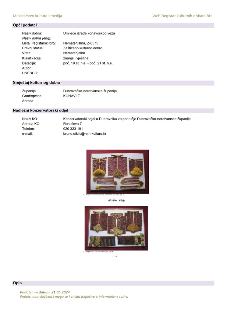 Kulturno Dobro - Detalji-9 | PDF
