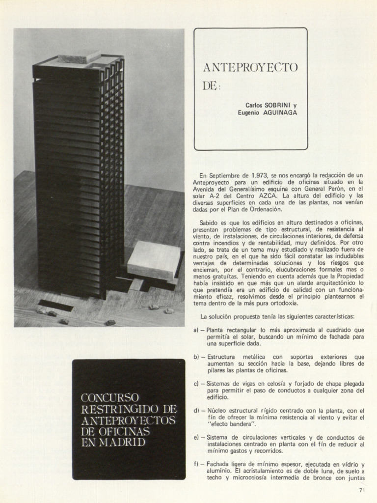 Revista Arquitectura 1974 n191 Pag71 78 | PDF