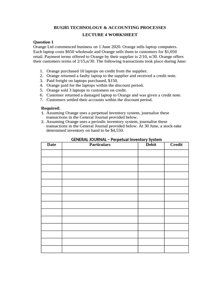 Lecture 4 - Practice Questions | PDF