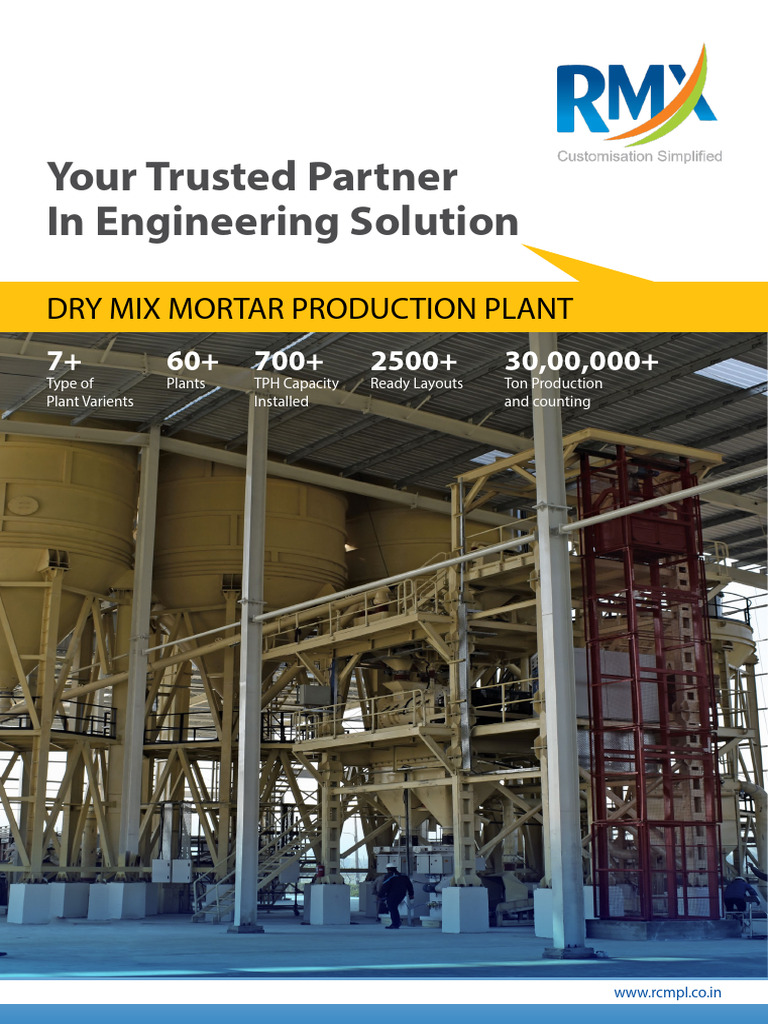 mini-dry-mortar-plant | PDF | Mortar (Masonry) | Concrete