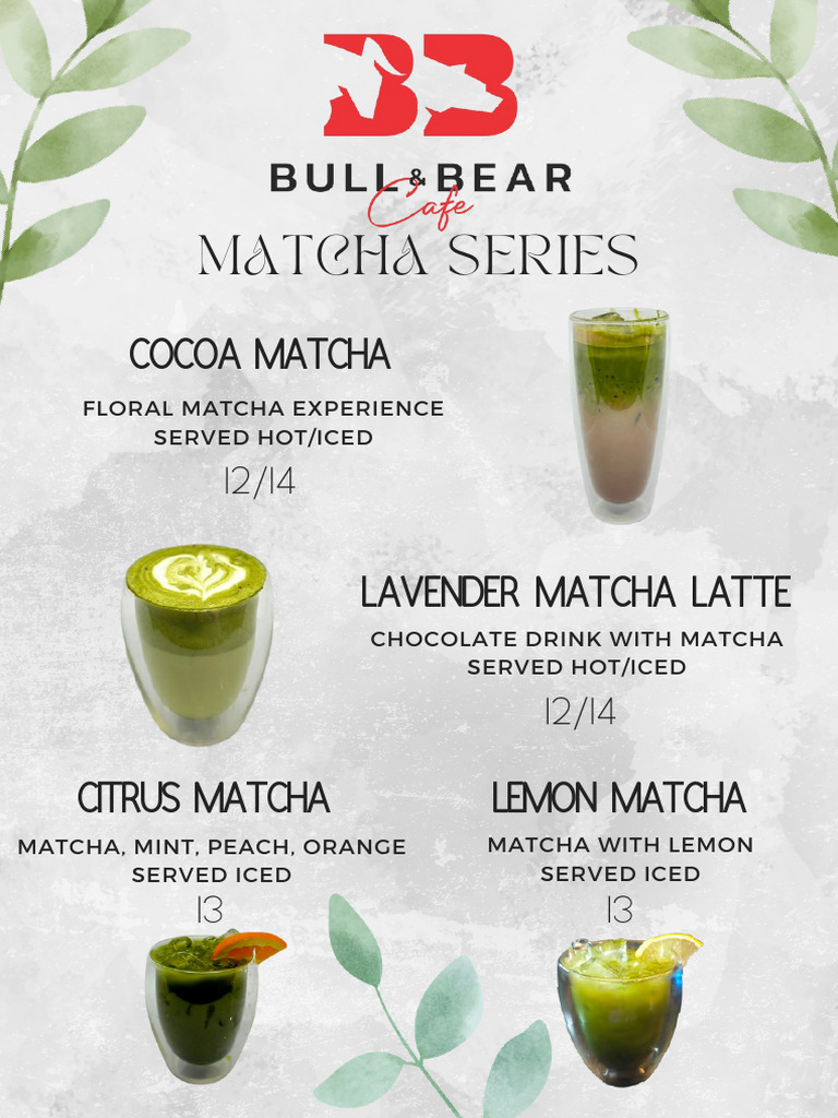 bnb matcha series | PDF