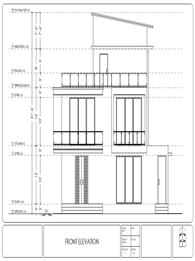 FRONT ELEVATION-Model | PDF