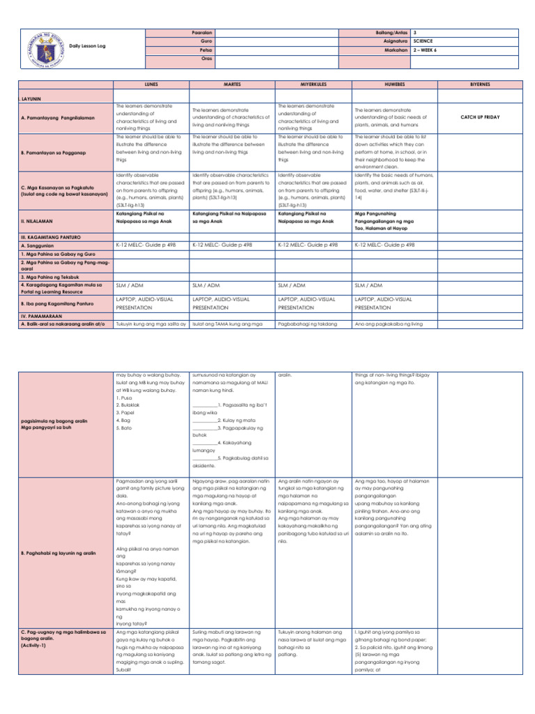 Science 3 Q2-W6 | PDF