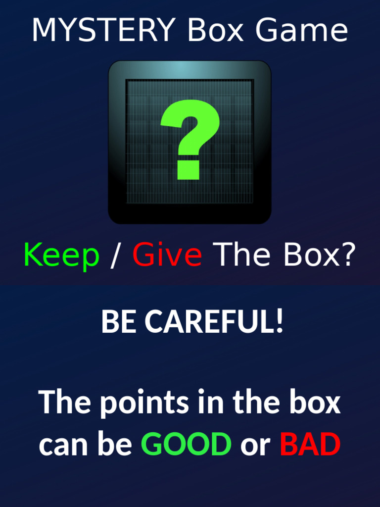Mystery Box Present Simple | PDF