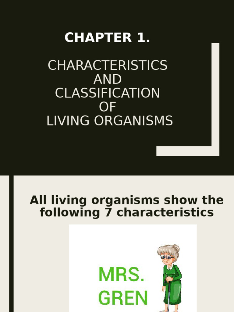 1 1 Classification Pdf Species Organisms