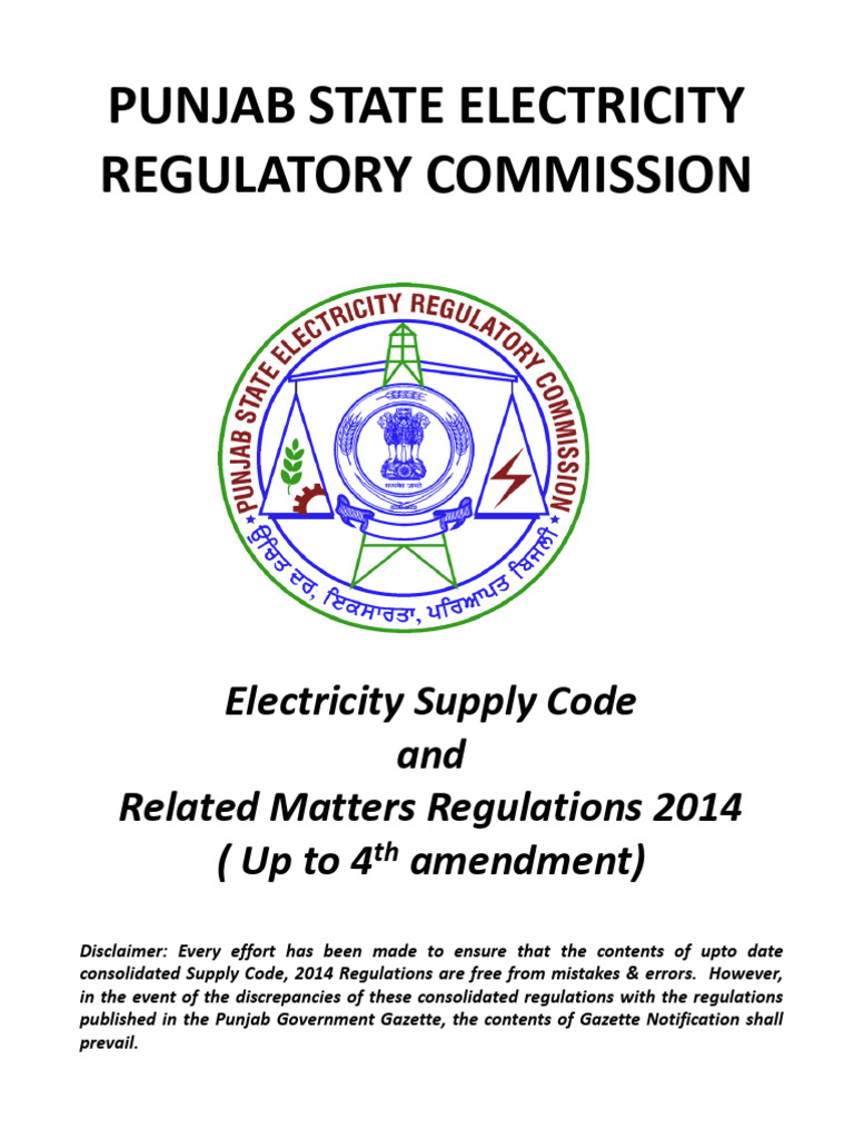 Consolidated Supply Code 2014 Upto 4th Amendment | PDF | Electric Power ...