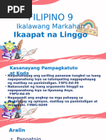 Activity Sheets FIL 9 Q3 Parabula | PDF