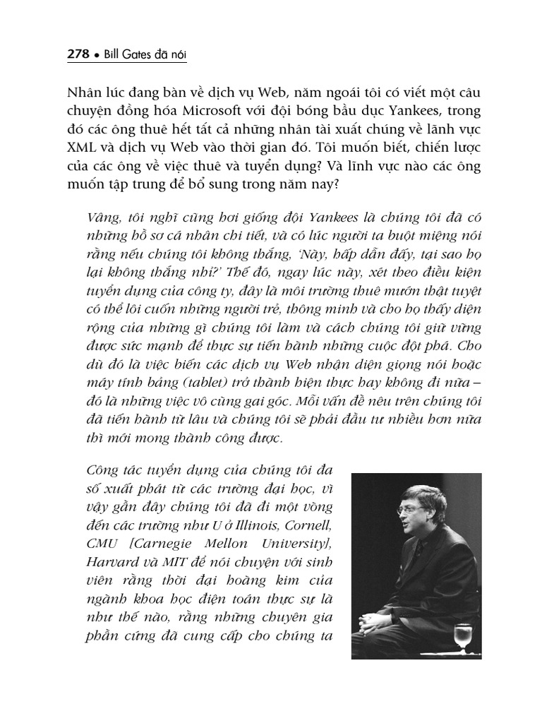 Bill Gate Talked 1 | PDF