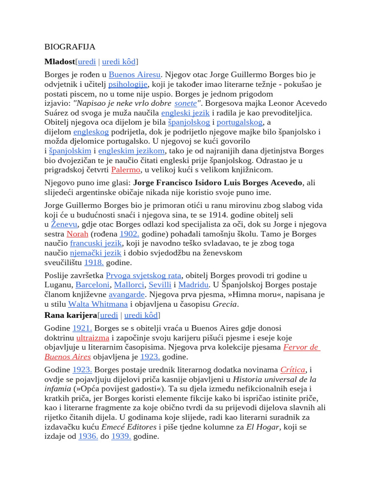 BIOGRAFIJA | PDF