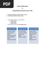 US HISTORY Mid Term Exam Study Guide 1 | PDF | Thirteen Colonies ...