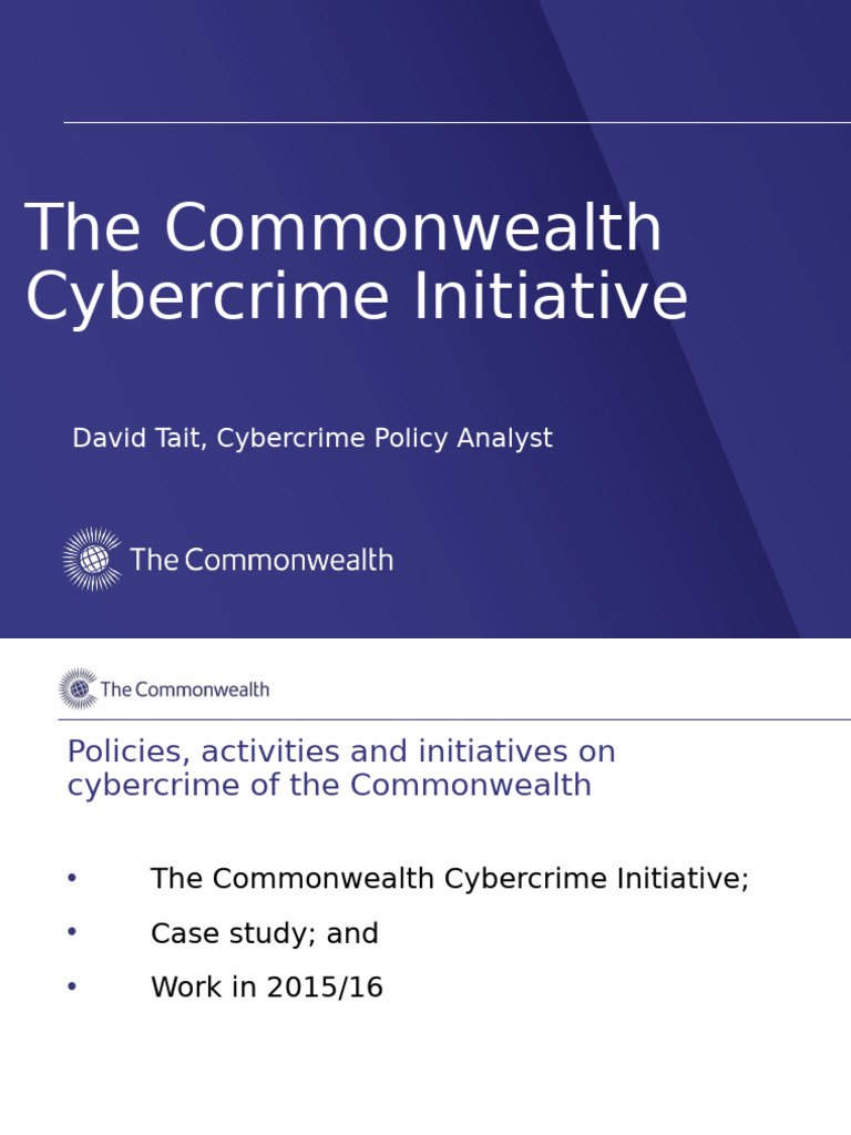 Presentation To Octopus Conference DT ComSec 2 | PDF | Commonwealth Of Nations | Cybercrime