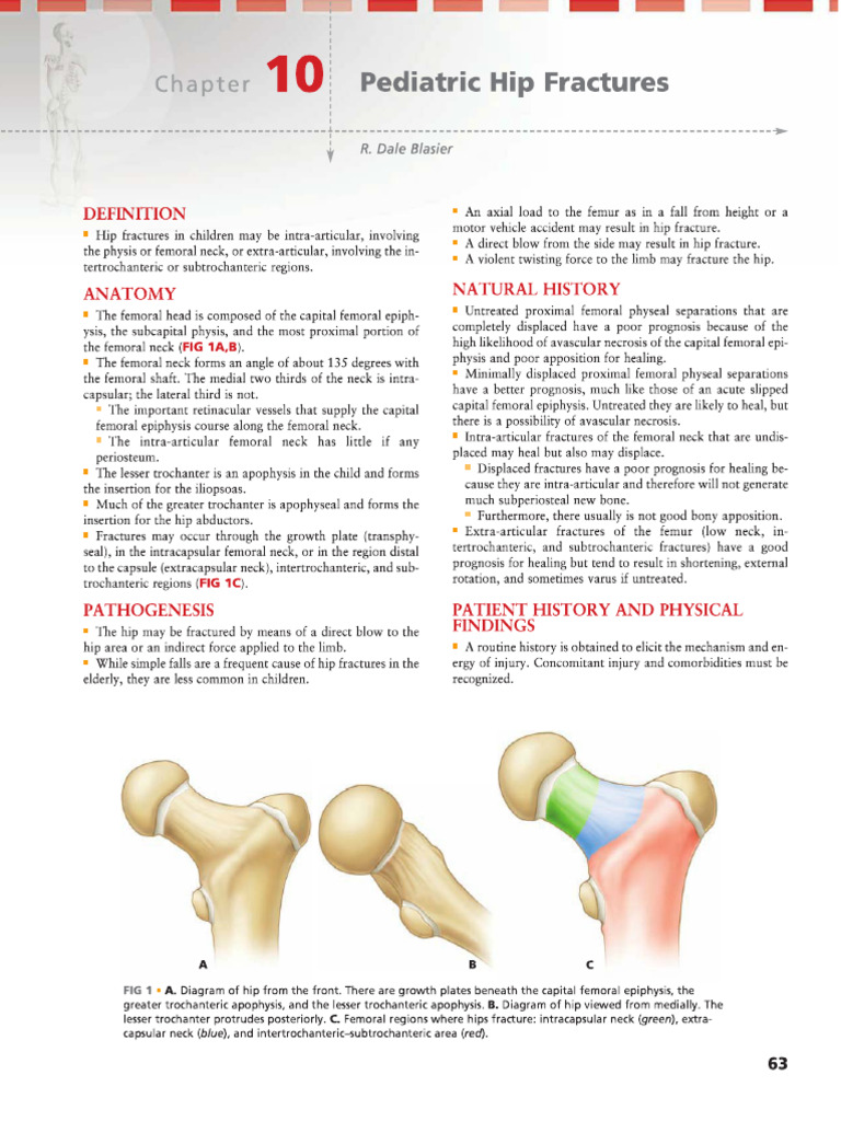 Paediatric Hip Fractures Flynn | PDF | Hip | Skeletal System