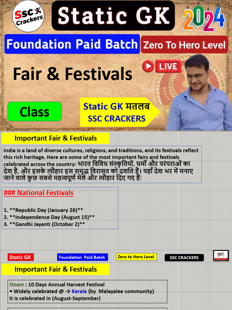 Fairs and Festivals | PDF