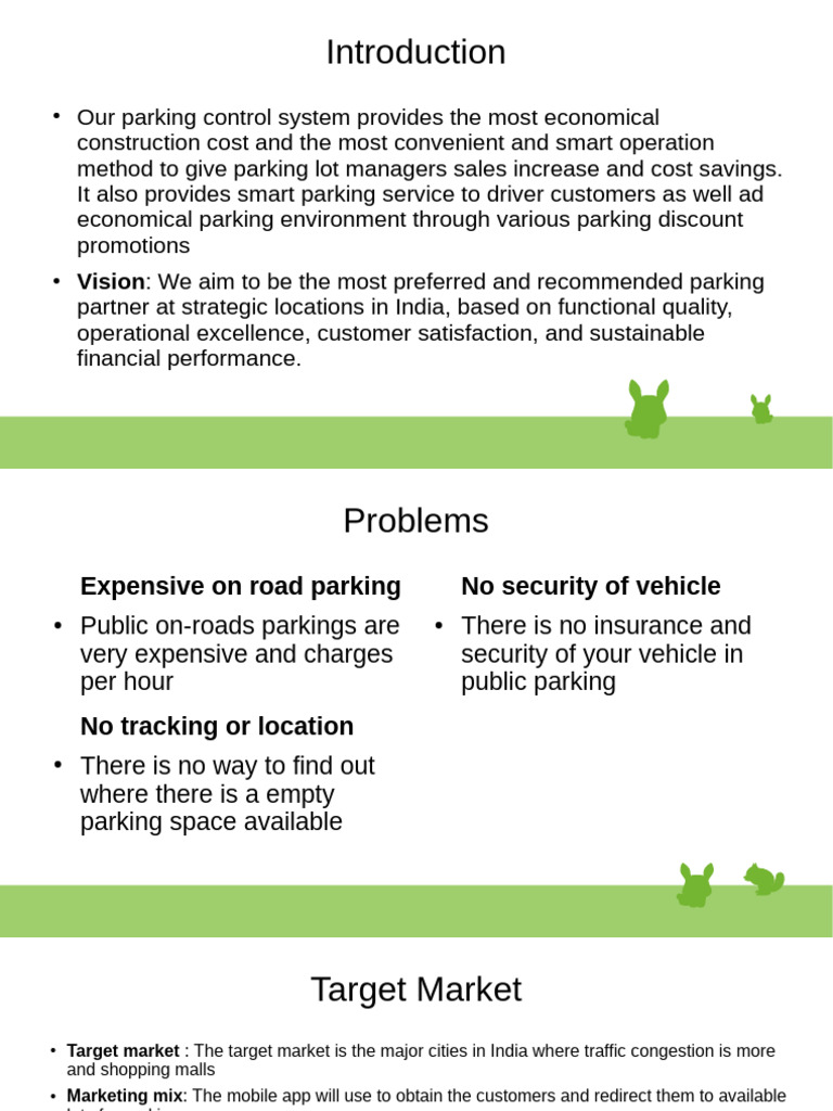 Parking assignment-2 | PDF | Parking | Marketing