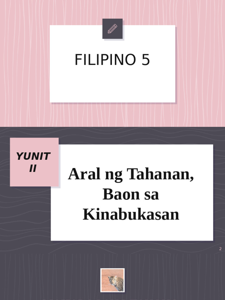Filipino Week 1 | PDF