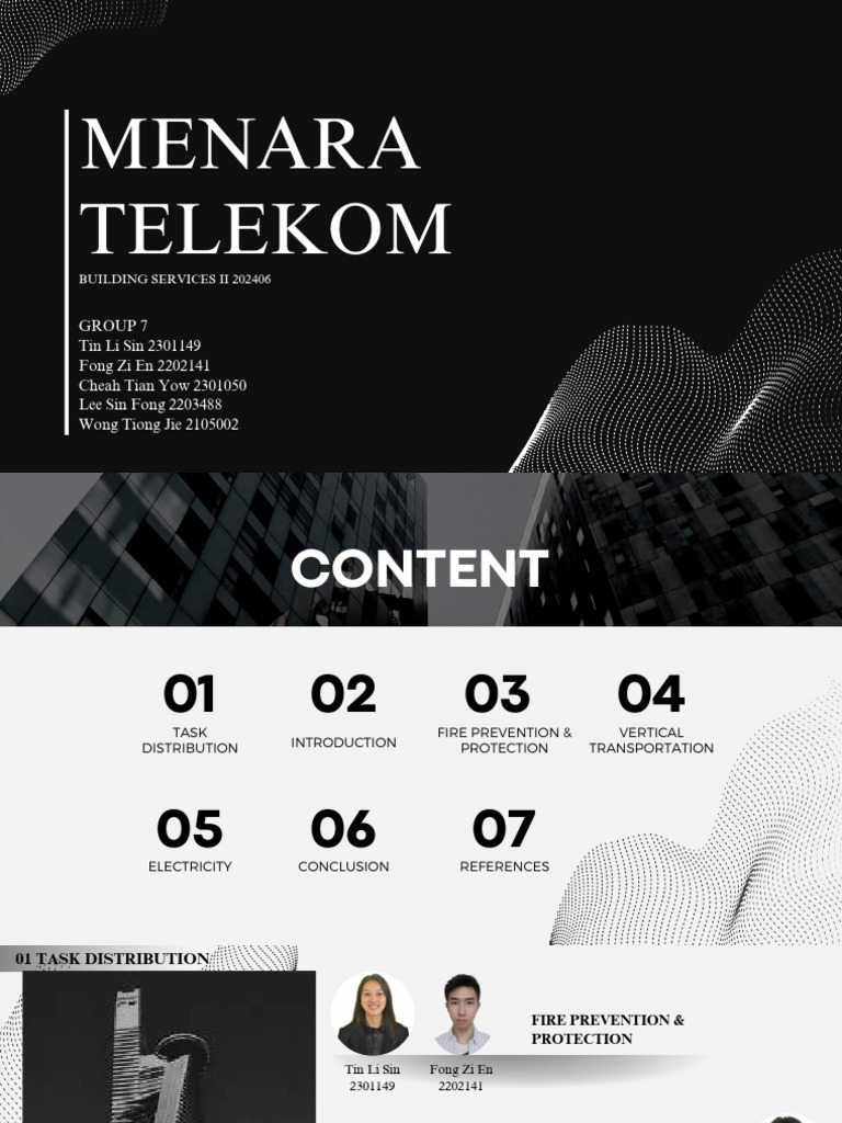 Menara Telekom Building Services Overview | PDF | Fire Sprinkler System ...