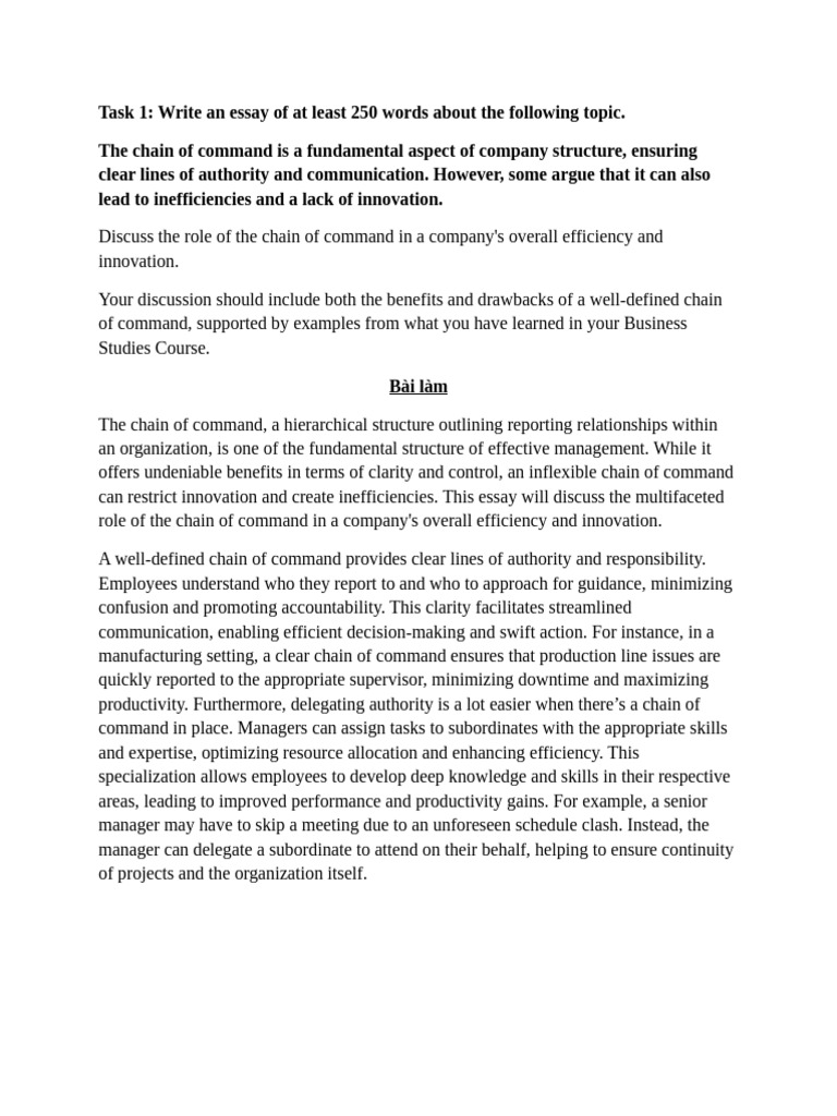 Task 1 Unit 3 | PDF | Innovation | Leadership