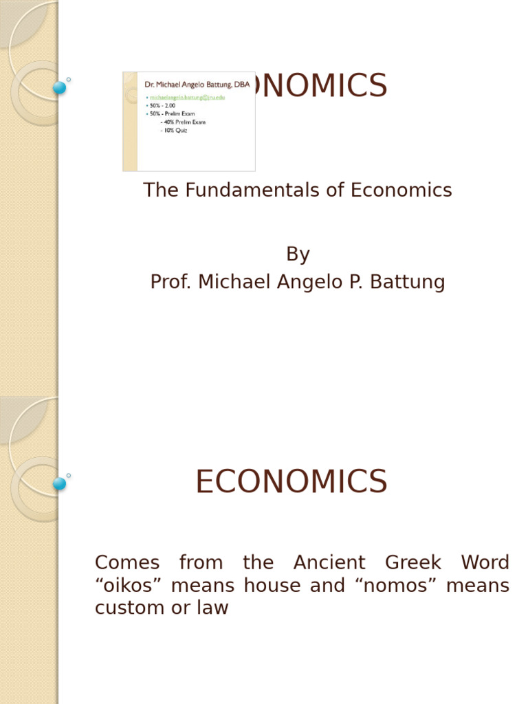 Chapter 1 Introduction To Economics | PDF | Economics | Factors Of ...