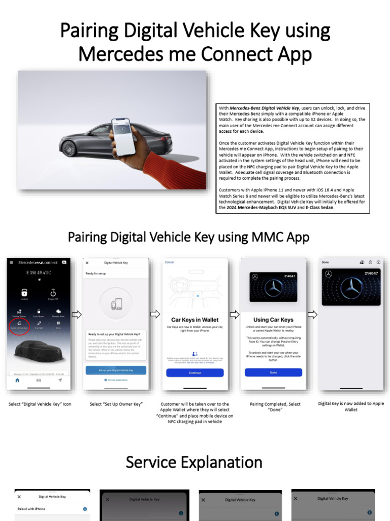 Mercedes Digital Key Setup Guide | PDF | Consumer Electronics | Apple Inc.